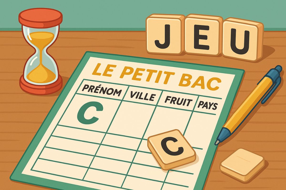 Petit Bac ou Jeu du Baccalauréat : Jeux de Lettres en ligne & entre amis